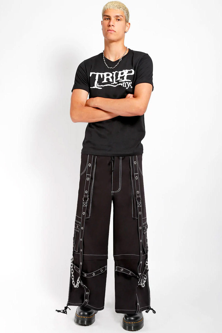 Tripp NYC Freedom Pants [Black/White] – VampireFreaks