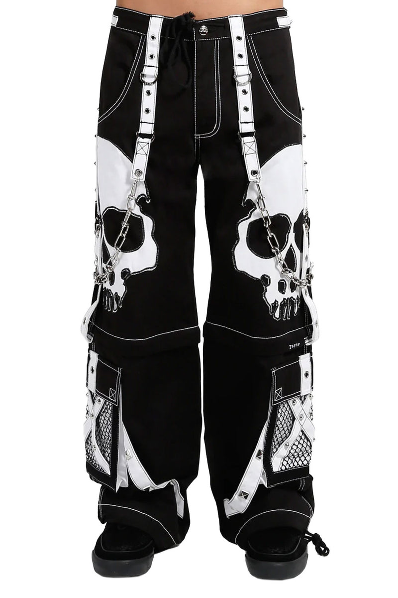 Tripp NYC Scare Darkstreet Pants [BLACK/WHITE] – VampireFreaks