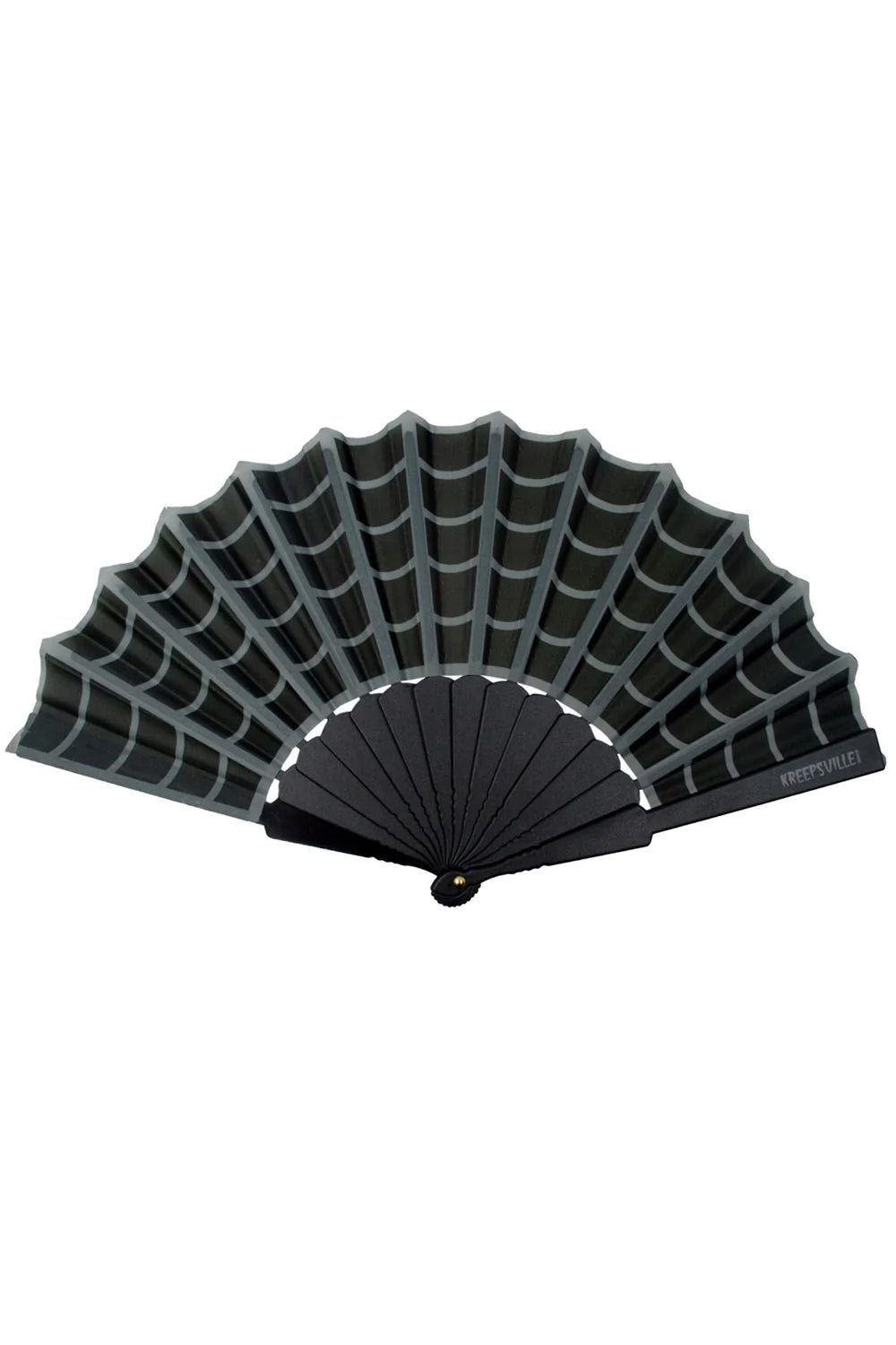 Spiderweb Scallop Fan [BLACK] – VampireFreaks