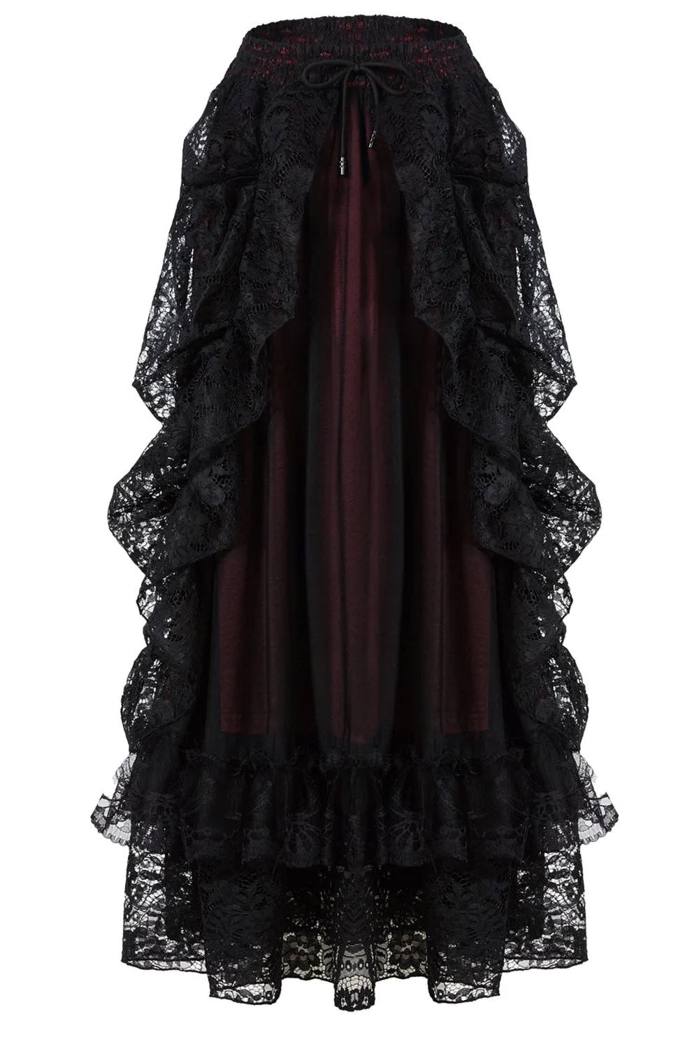 Vampire Goth Maxi Skirt [RED] – VampireFreaks