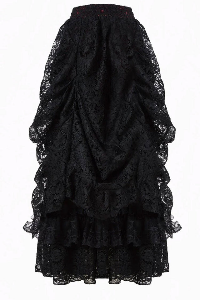 Vampire Goth Maxi Skirt [Red] – VampireFreaks