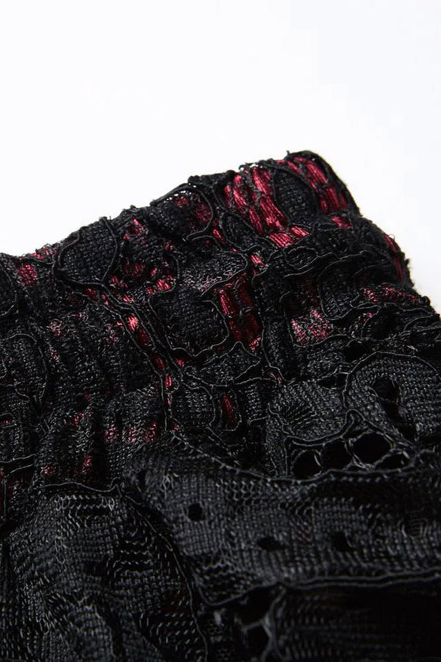 Vampire Goth Maxi Skirt [Red] – VampireFreaks