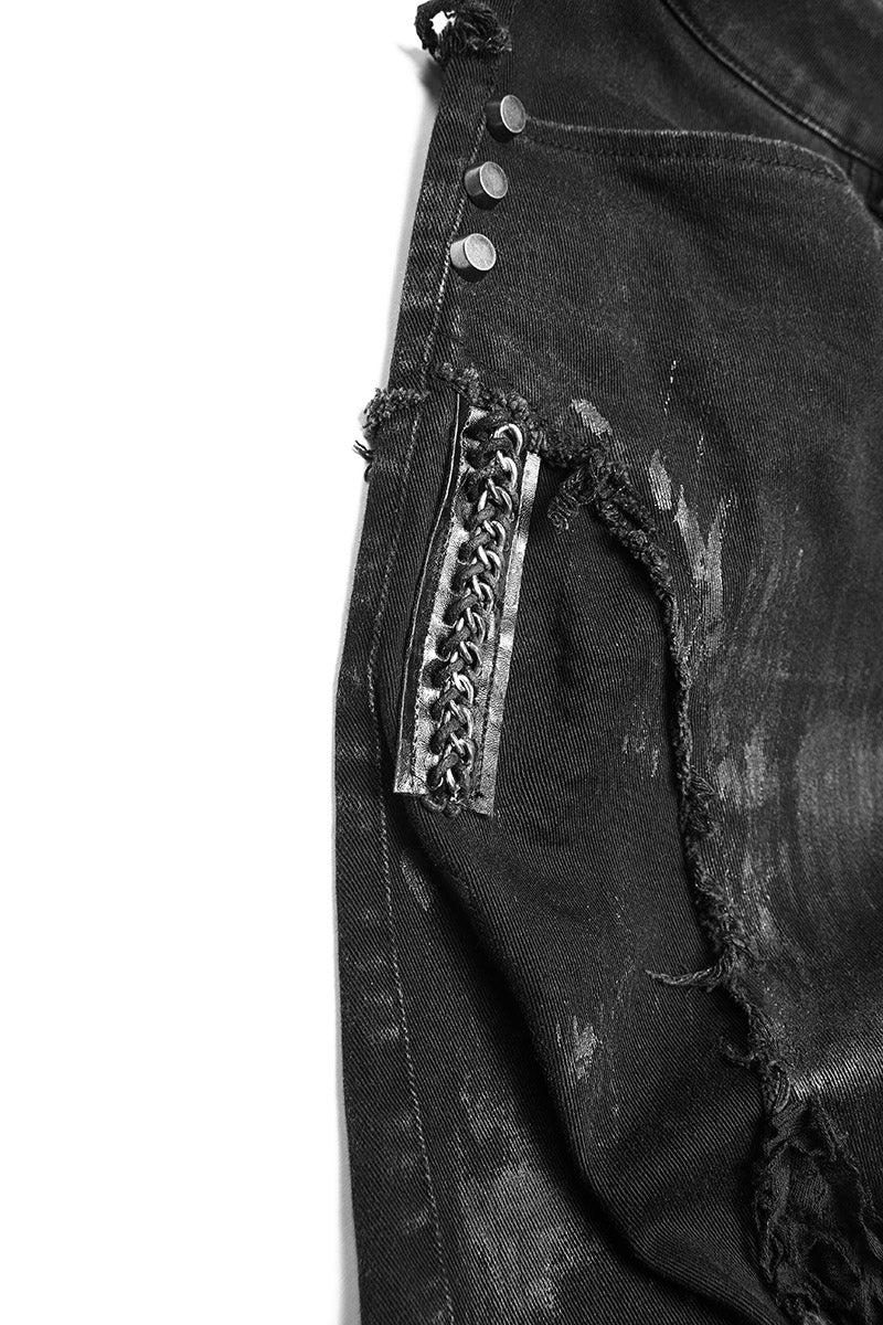 Wasteland Dark Denim Jeans – VampireFreaks Wasteland Dark Denim Jeans – VampireFreaks