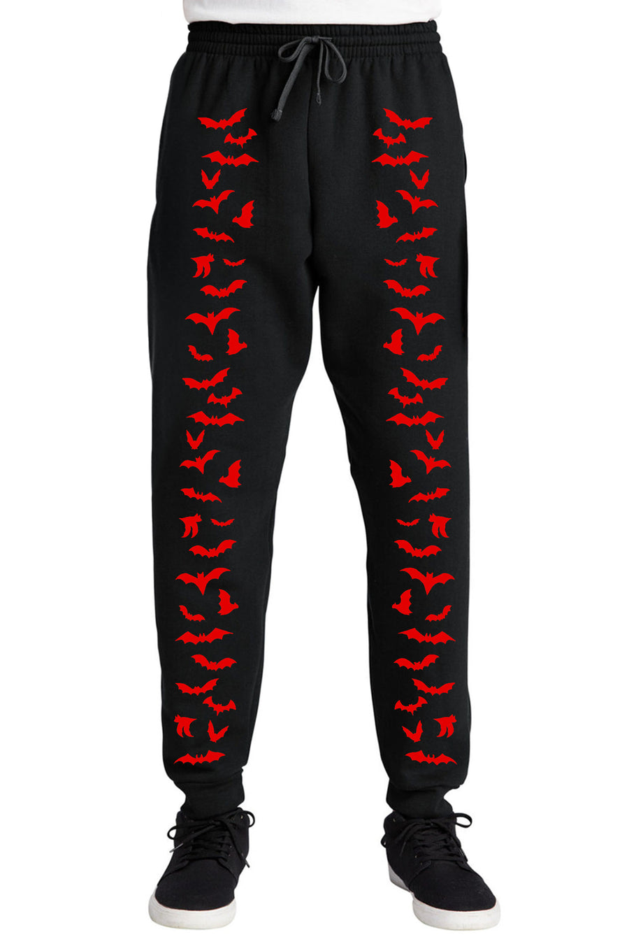 Vampire Bat Joggers [RED BATS] – VampireFreaks