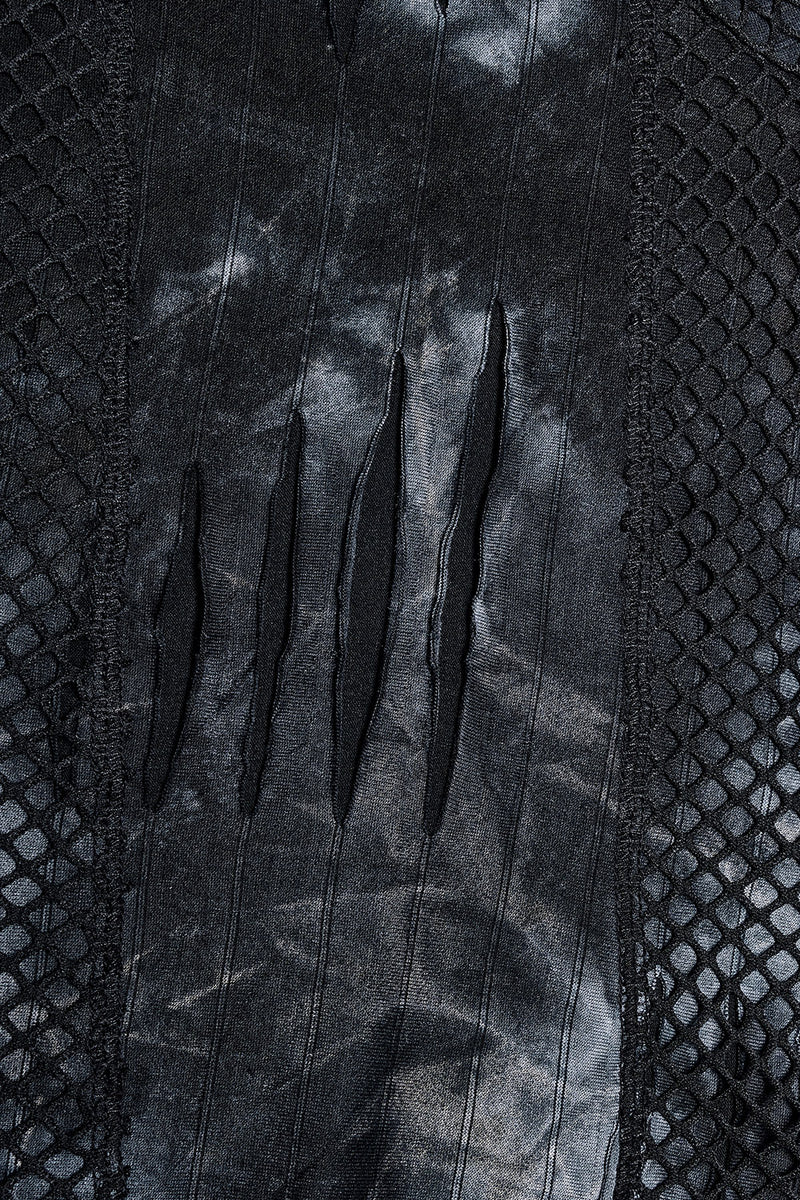 War Rig Bleached Top [BLACK/GREY] – VampireFreaks